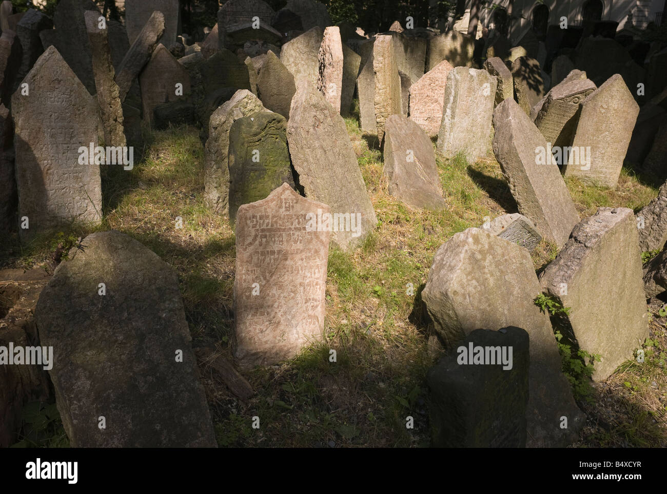 Gravestones in cemetery Stock Photo - Alamy
