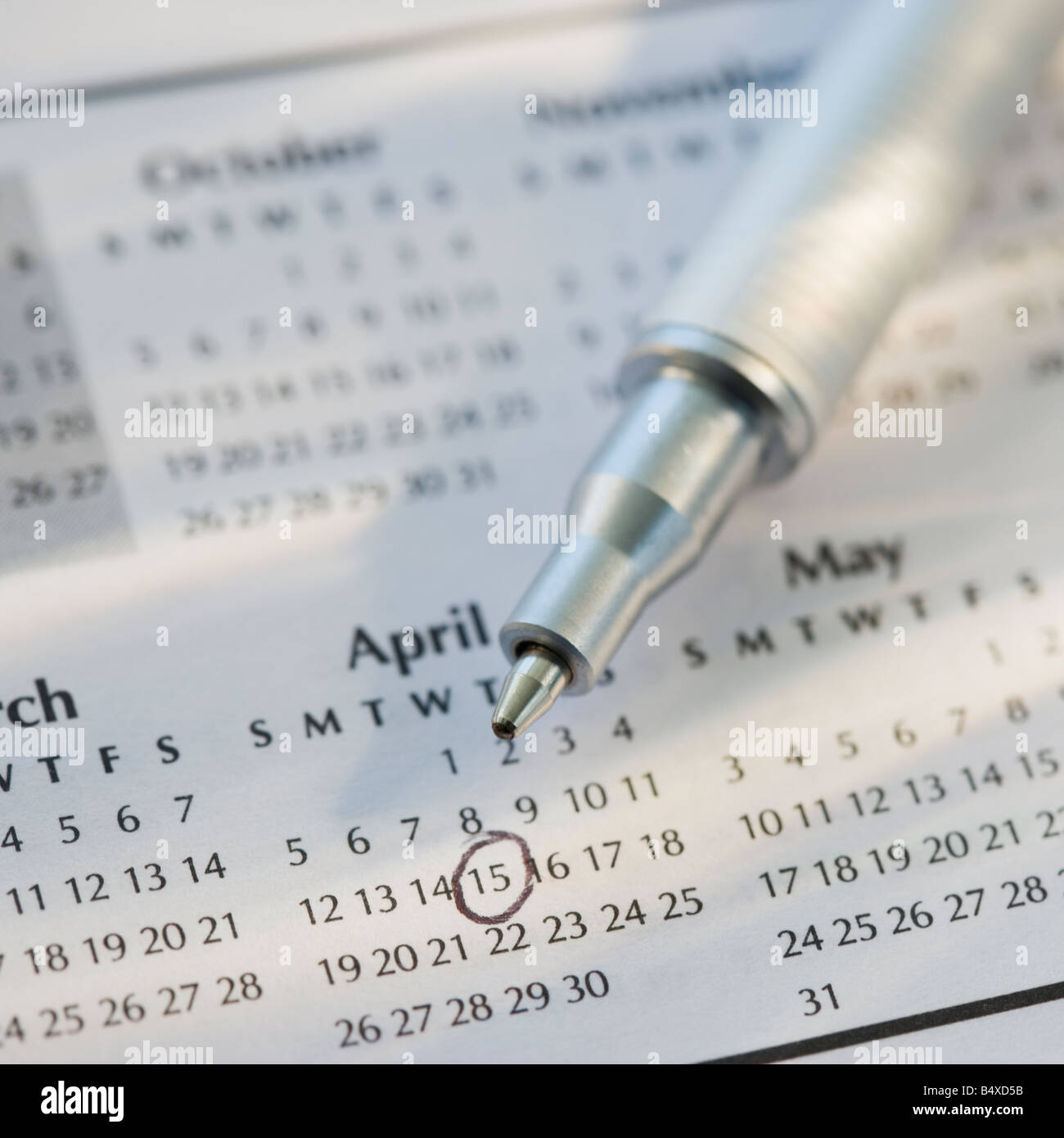 Calendar close angle hi-res stock photography and images - Alamy