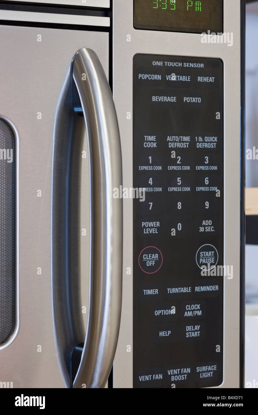 Close up of microwave oven Stock Photo - Alamy