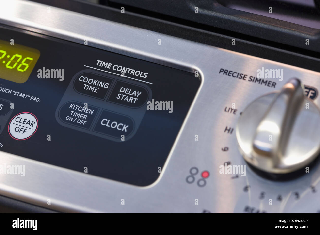 Close up of oven and stove controls Stock Photo - Alamy