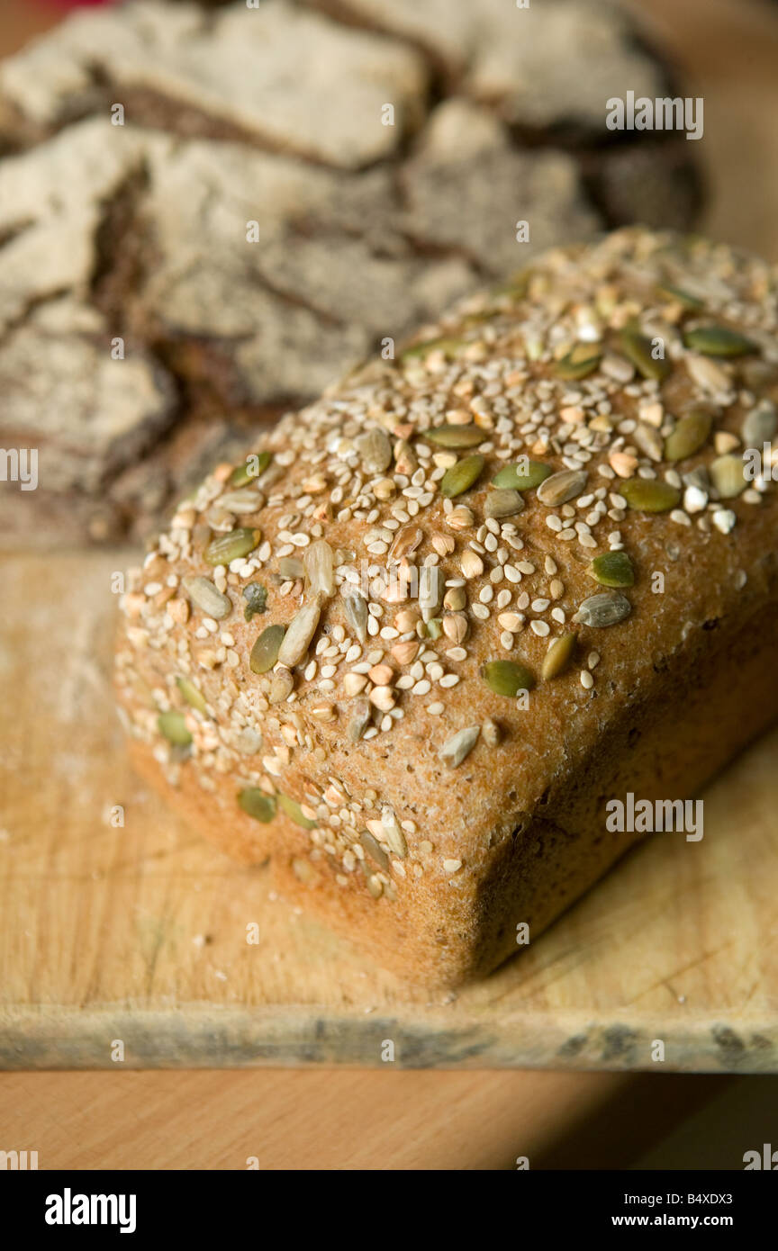 Two bread loaves hi-res stock photography and images - Alamy