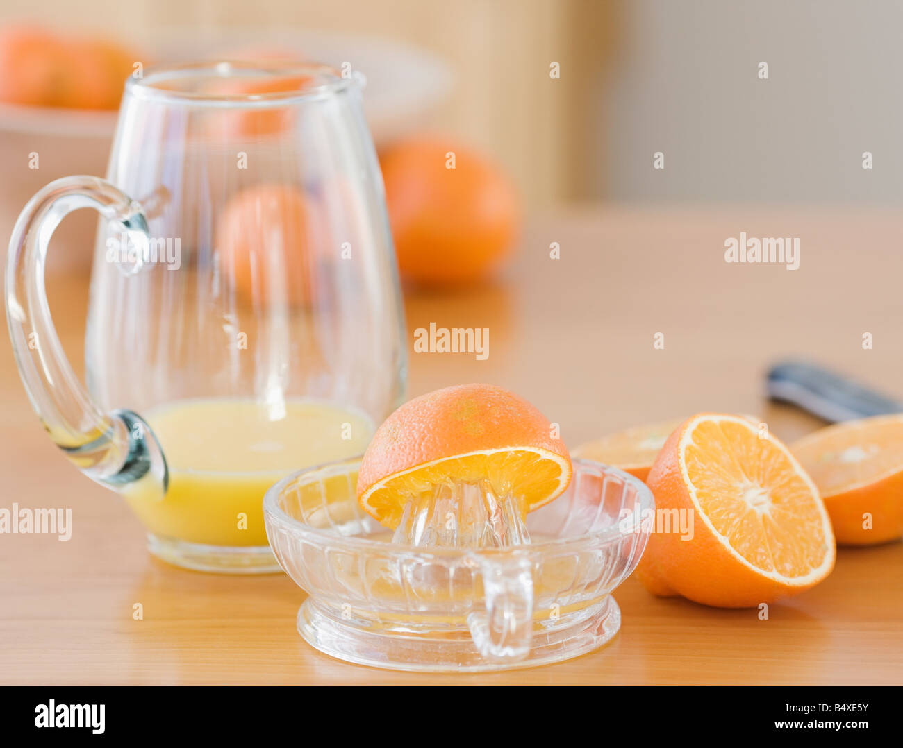 Fresh squeezed orange juice Stock Photo - Alamy