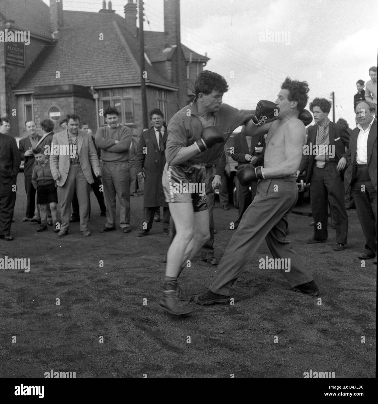 Prize fights with a stake of a ú100 stage outside a lonely West ...