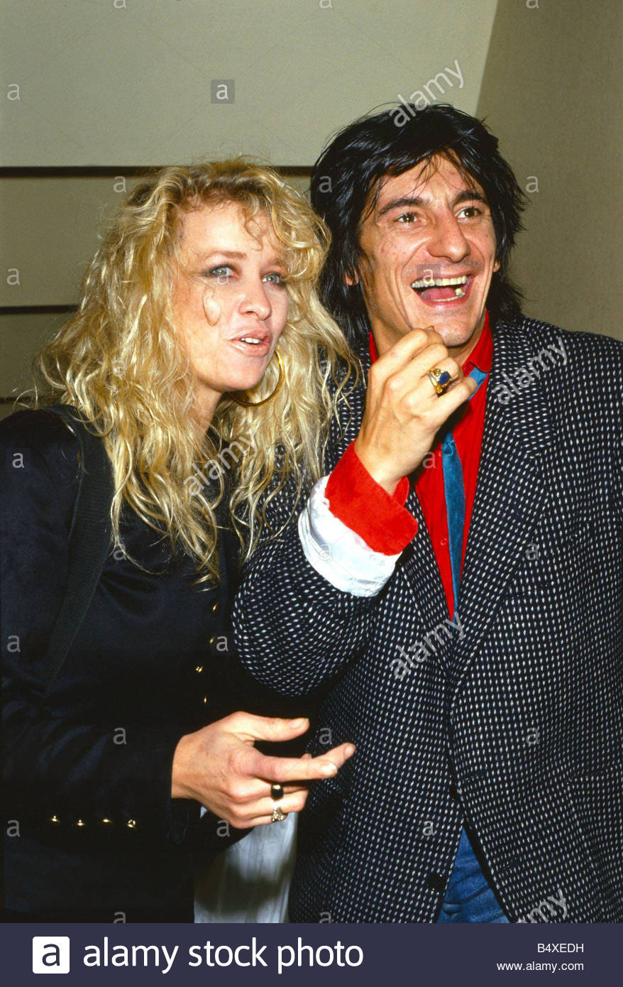 Jo Wood And Ronnie Wood High Resolution Stock Photography and Images ...