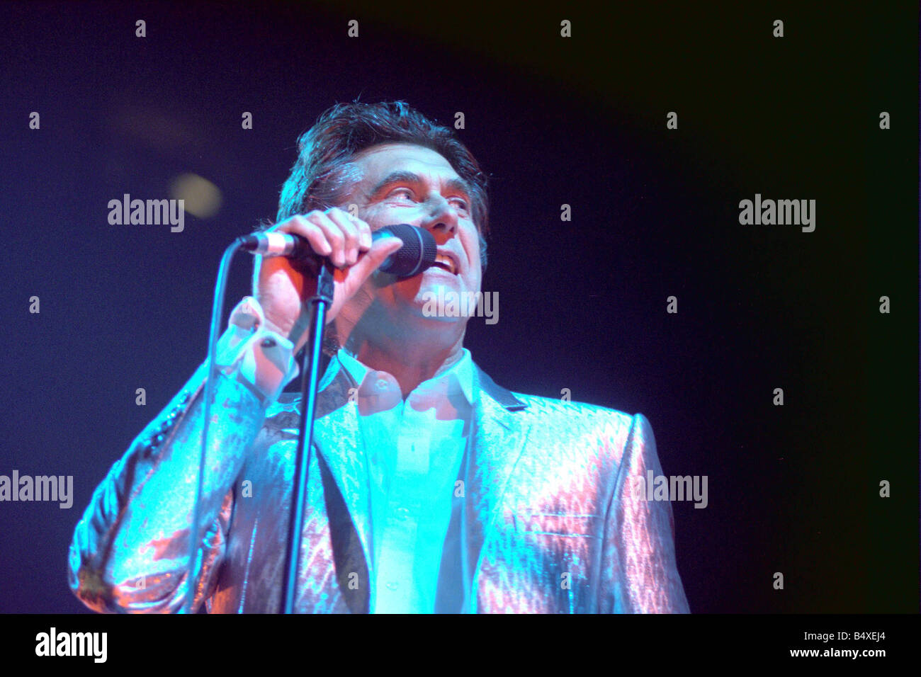 Roxy Music at the Newcastle Telewest Arena Bryan Ferry pictured 12 06 ...