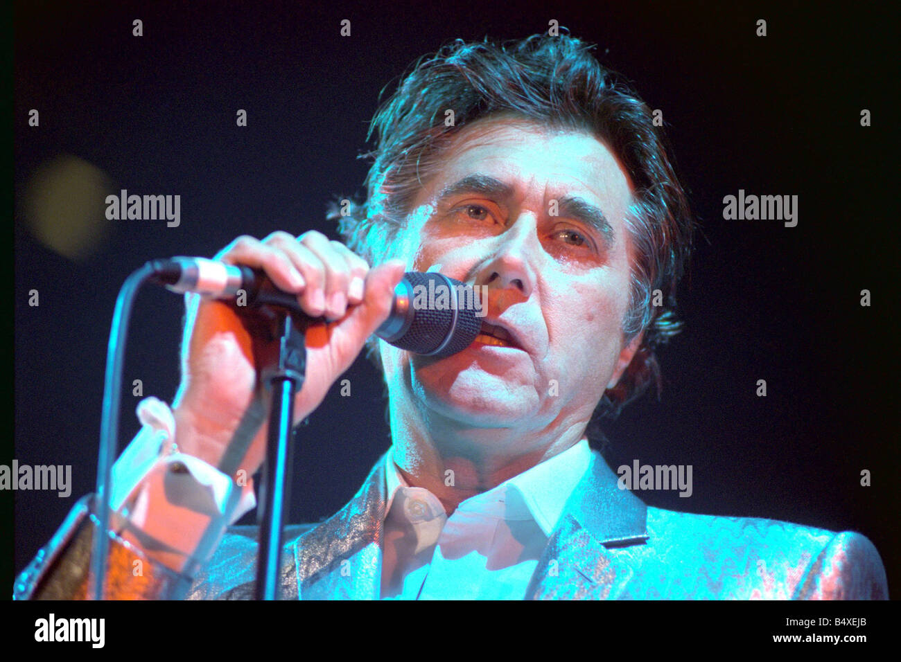 Roxy Music at the Newcastle Telewest Arena Bryan Ferry pictured 12 06 ...