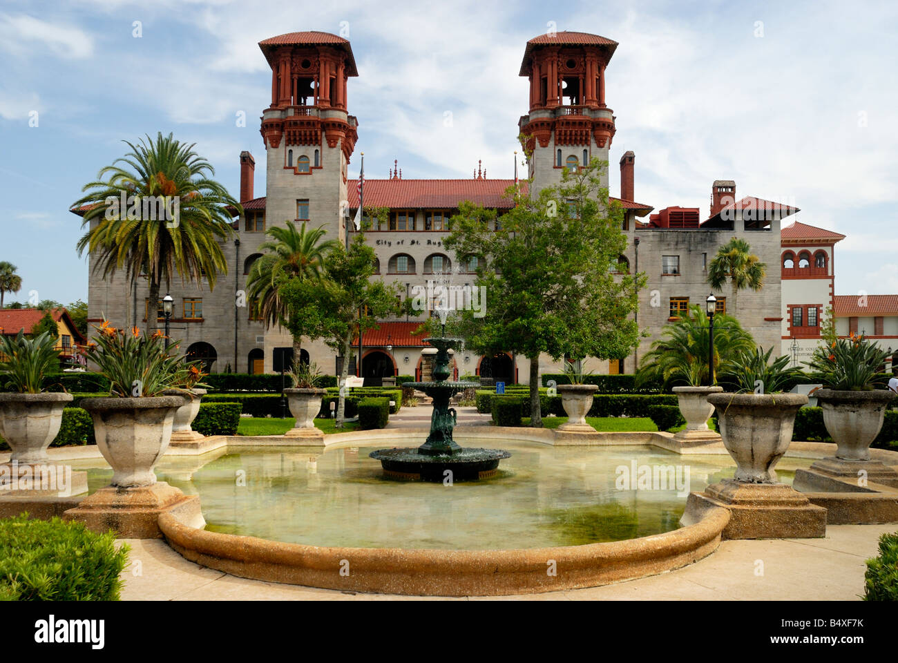St Augustine City Hall and the Lightner Museum, Florida Stock Photo - Alamy