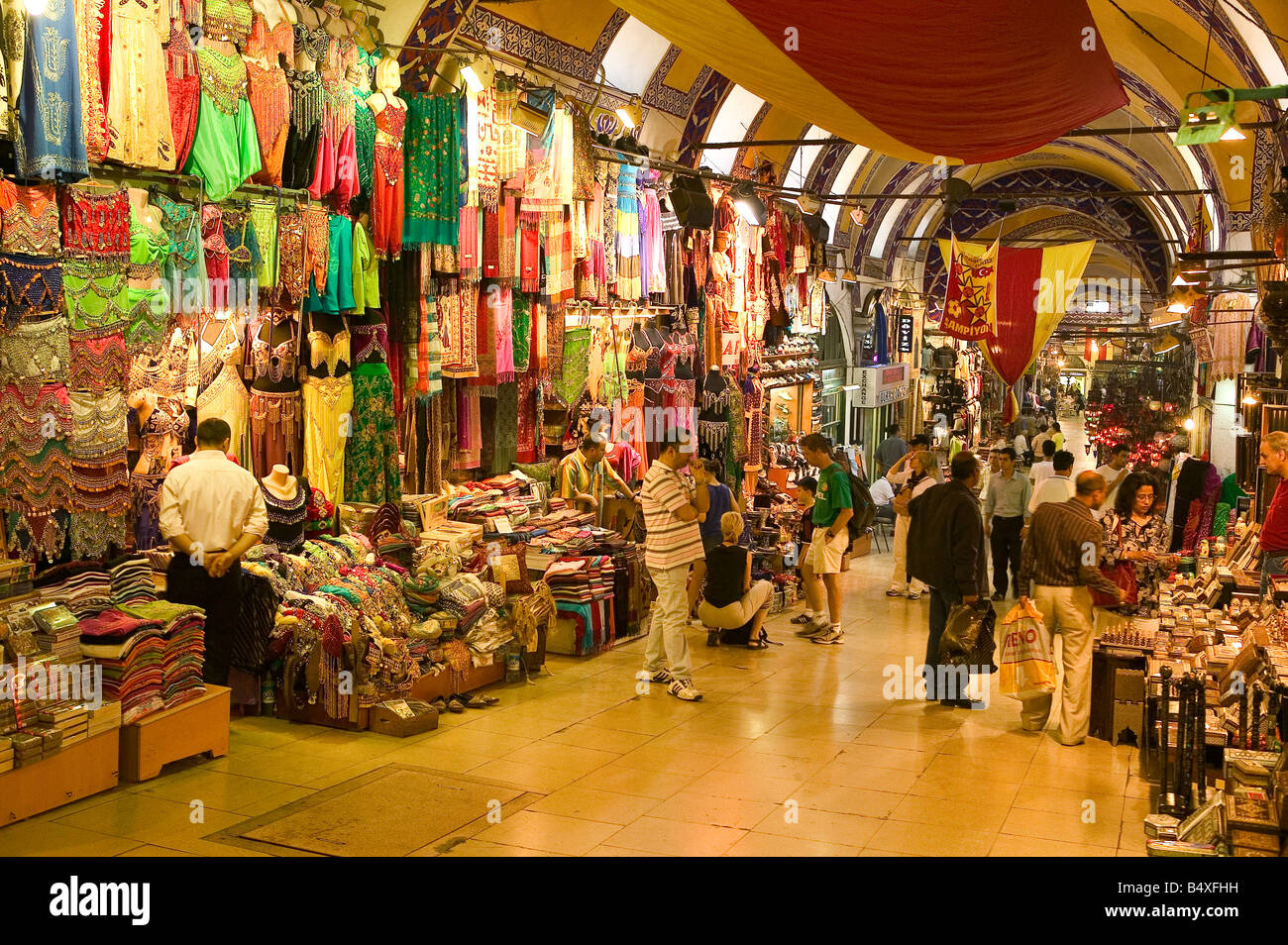 Great Bazaar in Istanbul Turkey Europe Asia Stock Photo - Alamy