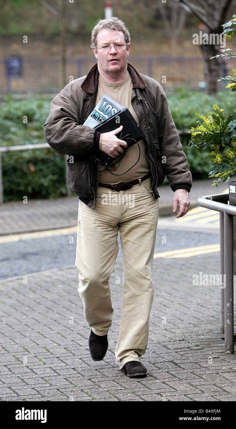 Comedian Jim Davidson Arrives at The Orchard Theatre Dartford where he ...