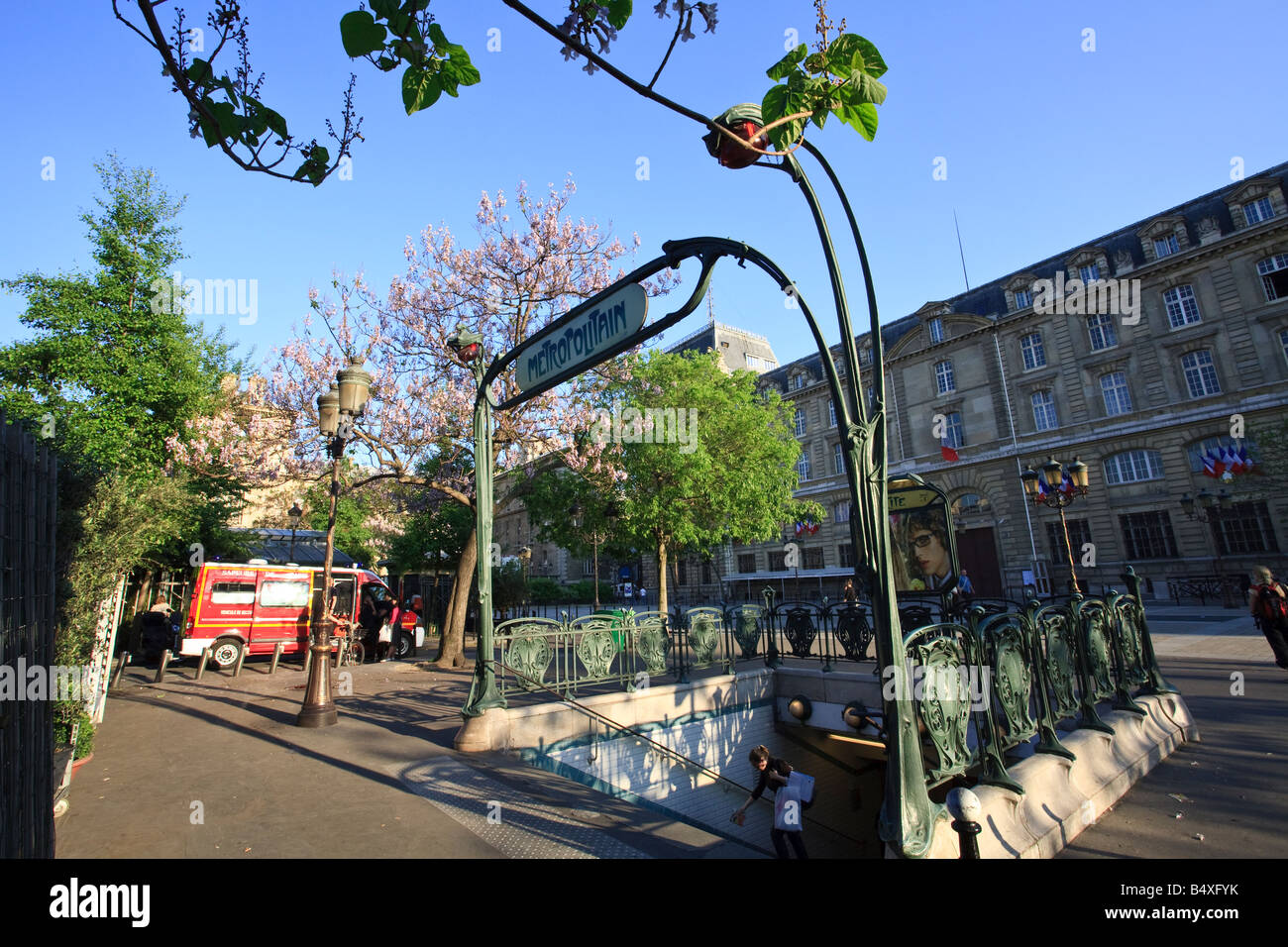 Cité Metro station Paris France Stock Photo - Alamy