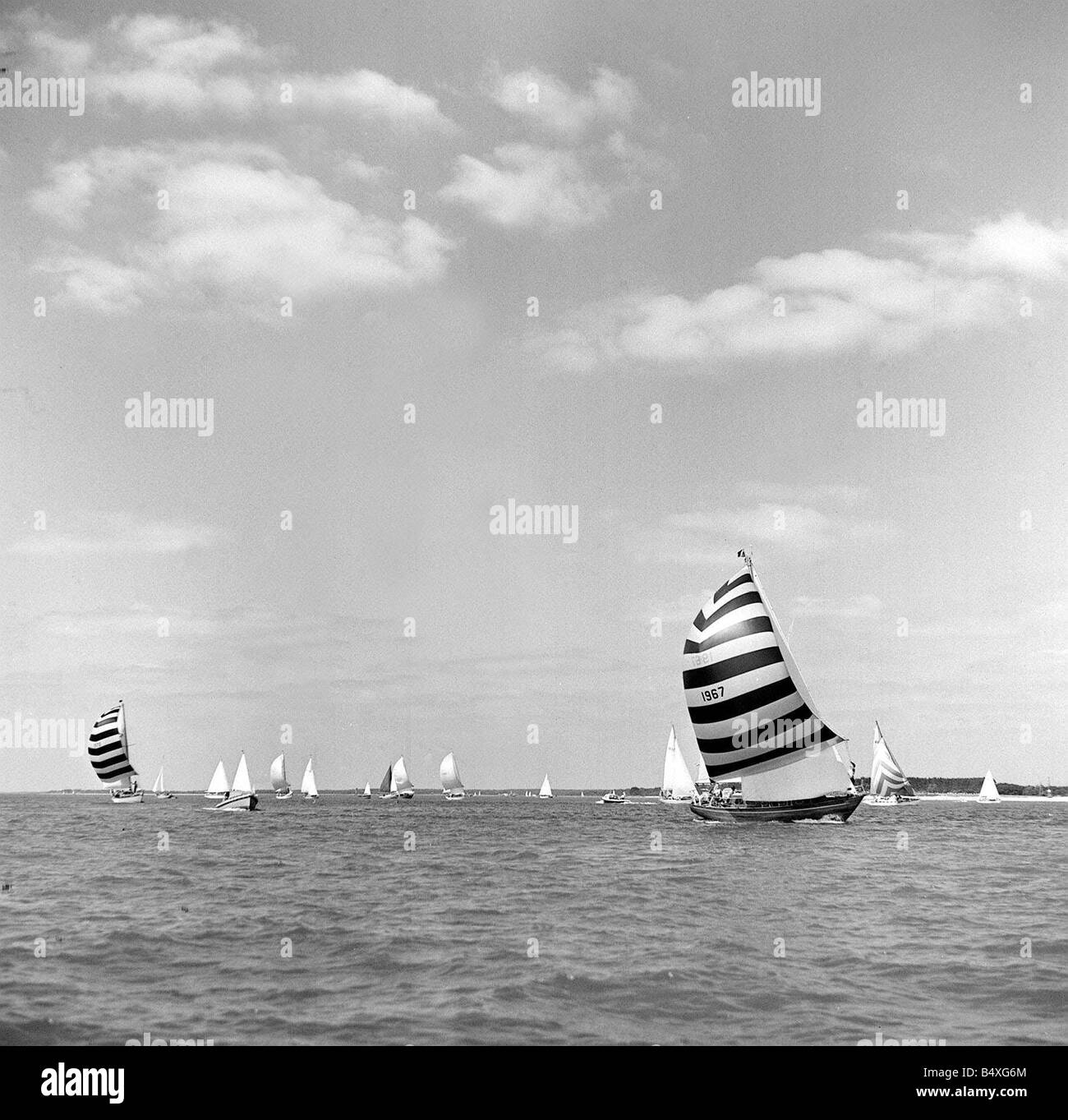 Yachting cowes Black and White Stock Photos & Images - Alamy
