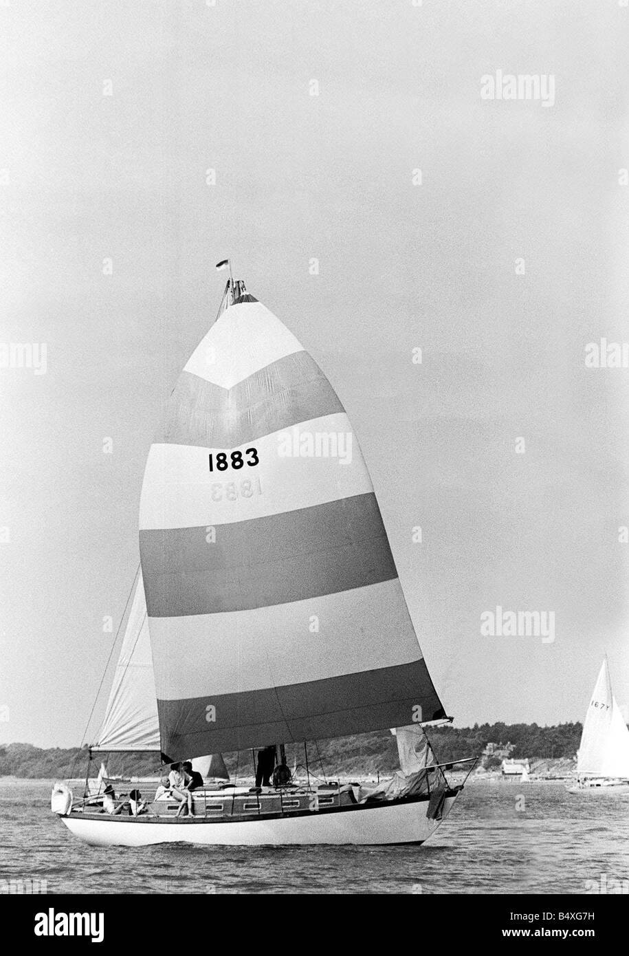 Yachting cowes Black and White Stock Photos & Images - Alamy