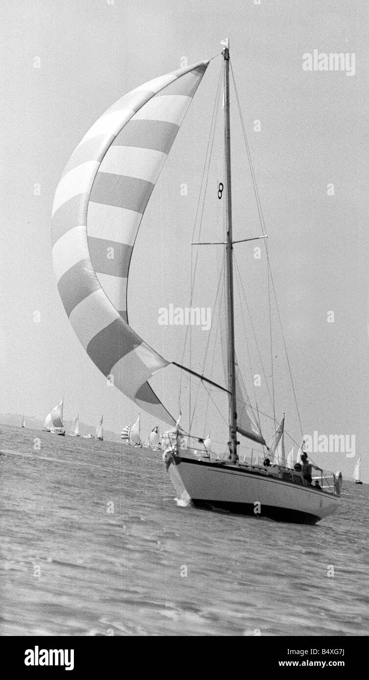 Yachting cowes Black and White Stock Photos & Images - Alamy