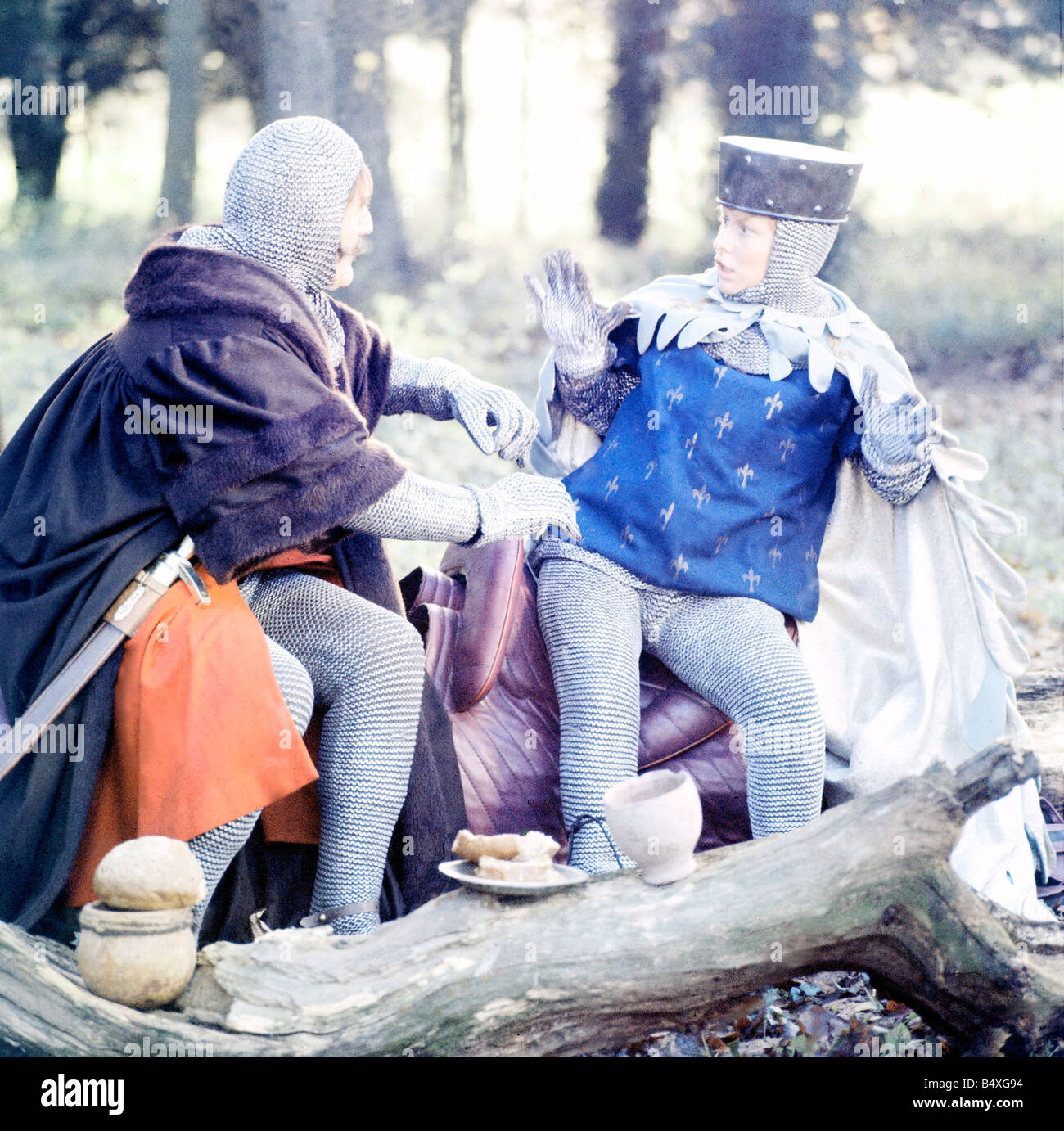 Barbara Windsor during filming of an episode of "Carry on Laughing ...