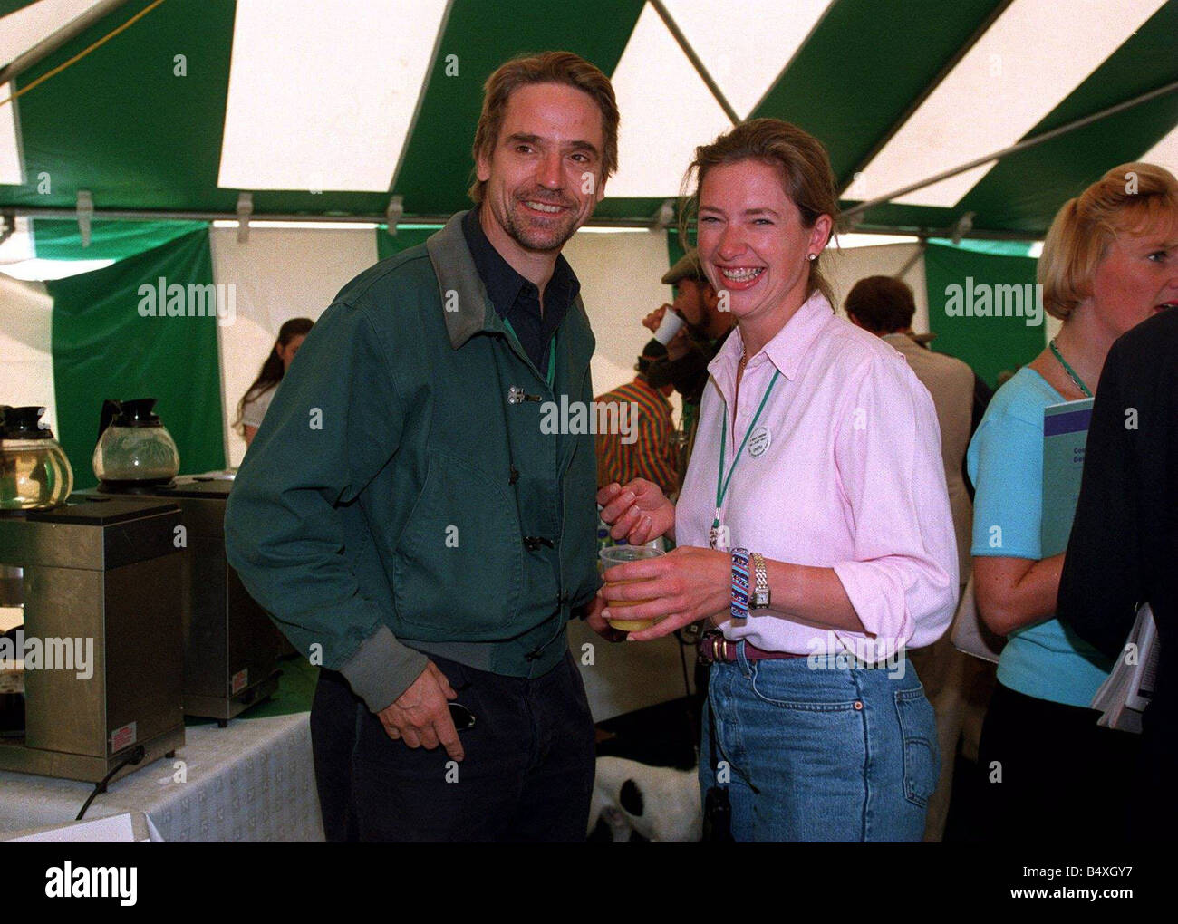 Jeremy Irons and Tiggy Legge Bourke at Pro Hunting Rally in Hyde Park ...