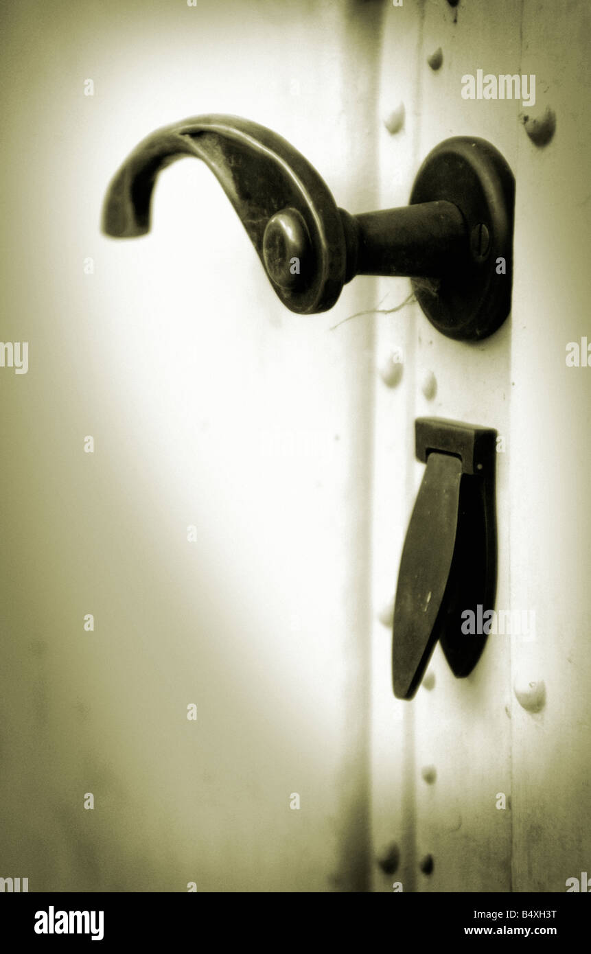Lock keyhole with flap hi-res stock photography and images - Alamy