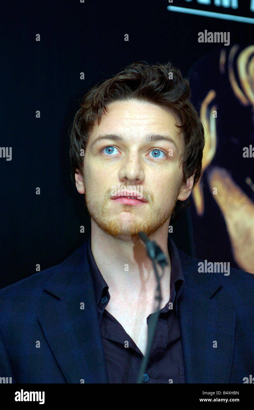 Actor James McAvoy at the Bafta Orange Rising Star awards Stock Photo ...