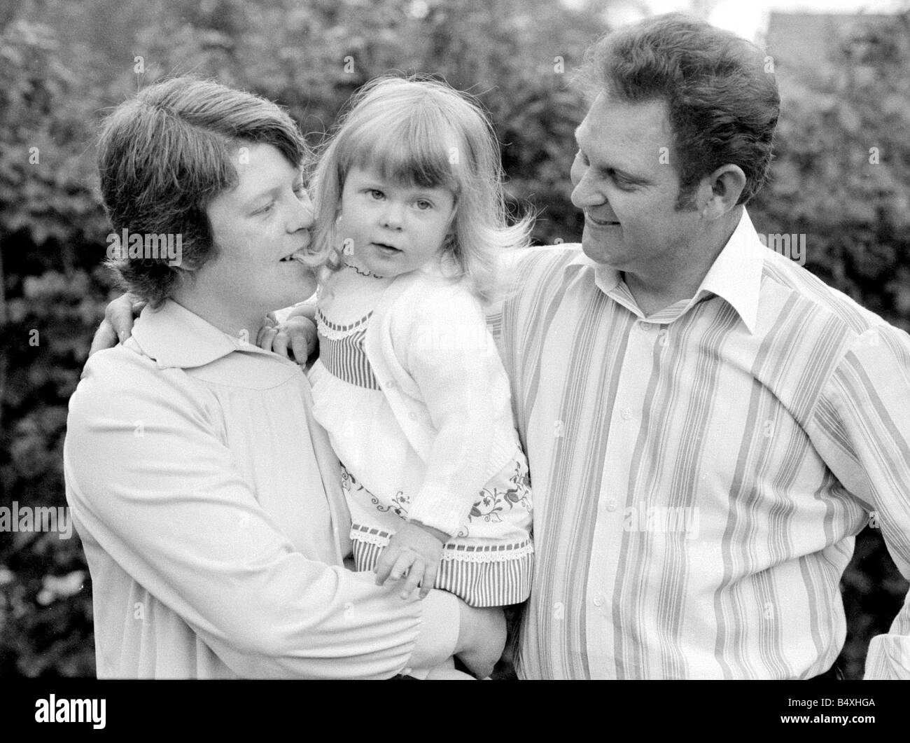 Louise Brown and her parents Lesley and John Brown at home in Bristol;Louise was the first test ...
