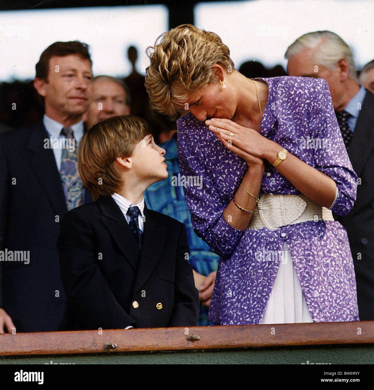 Princess diana wimbledon william hi-res stock photography and images ...