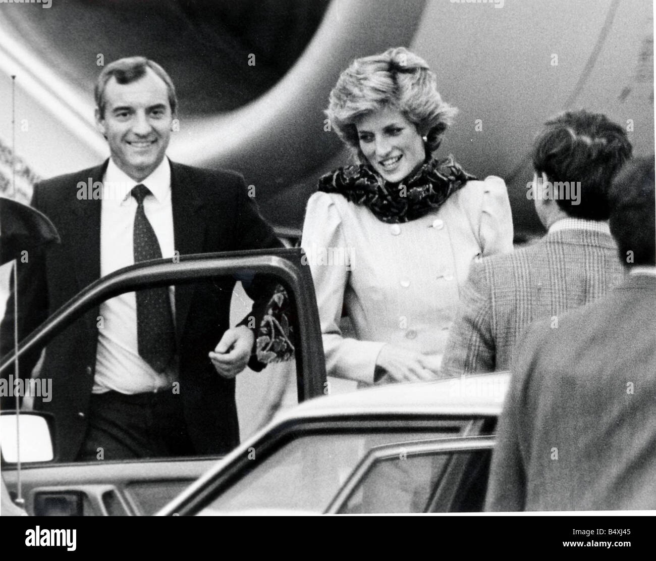 Princess Diana With Bodyguard High Resolution Stock Photography and ...