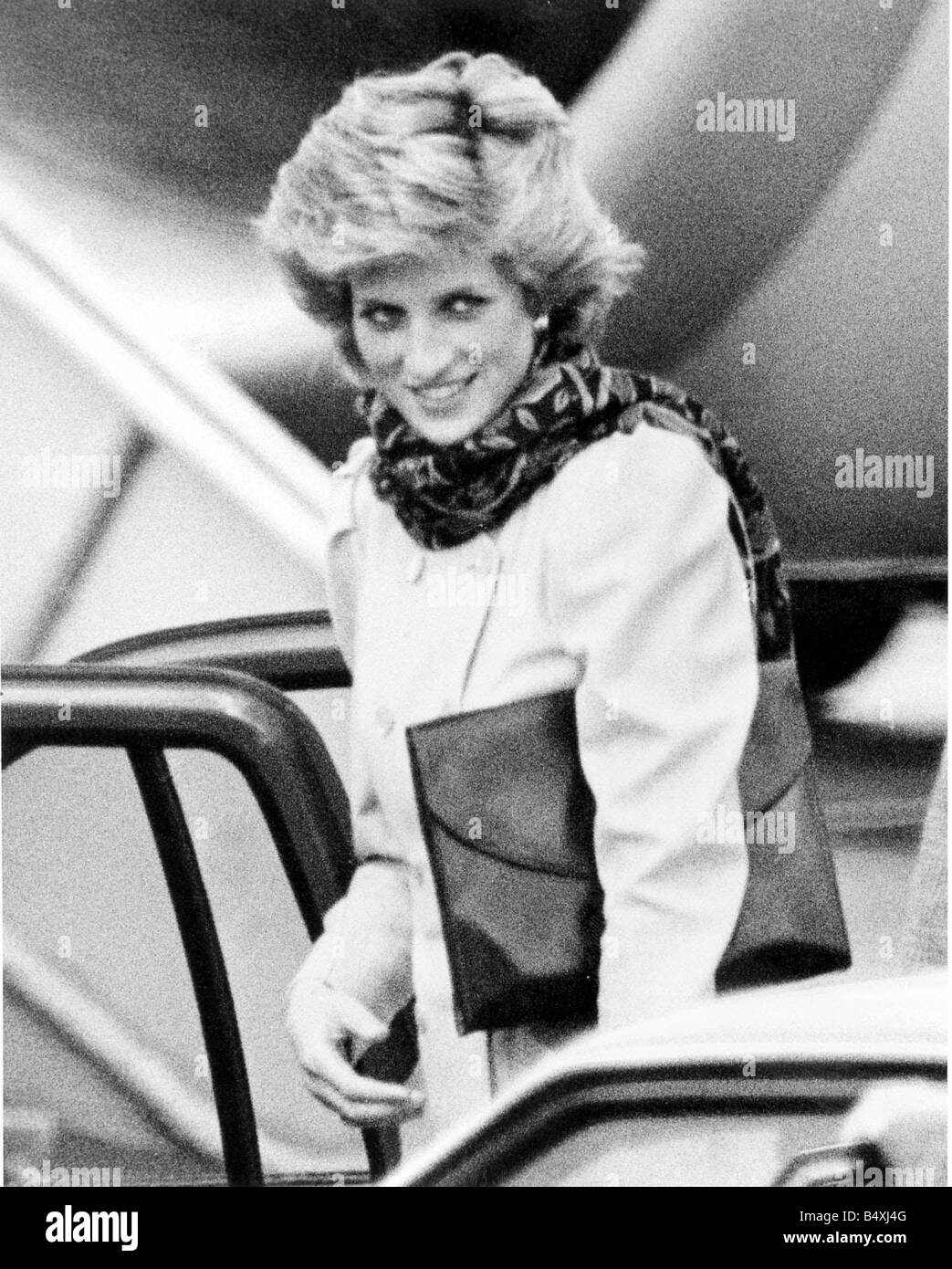 Princess Diana Scotland airport Stock Photo - Alamy