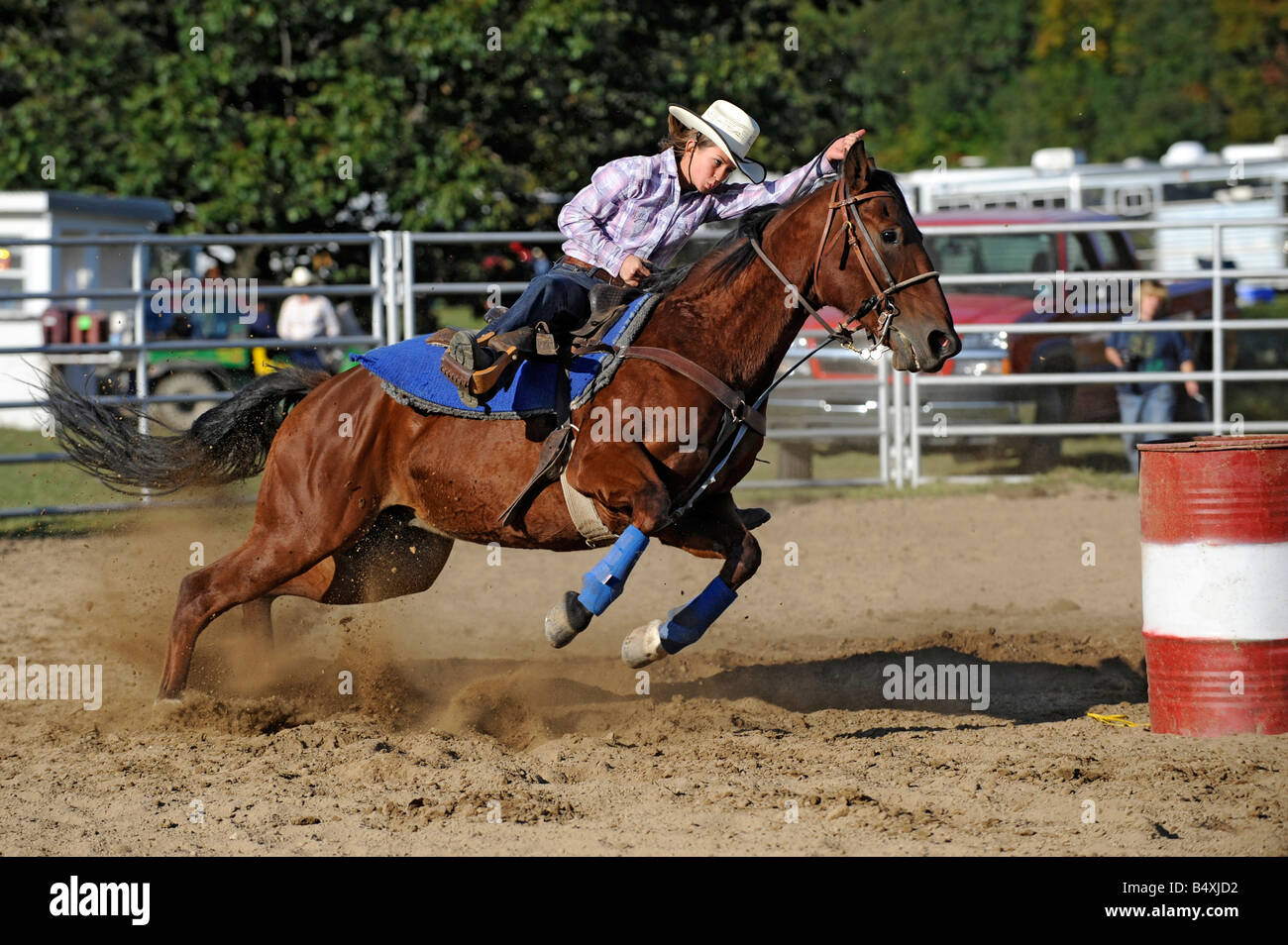 Rodeo girl hi-res stock photography and images - Alamy