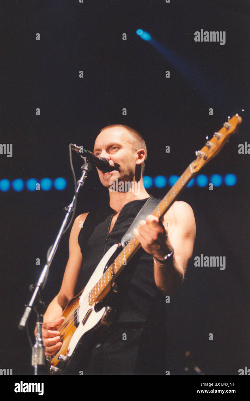 Lib Singer songwriter Sting in concert at the Newcastle Arena 24th ...