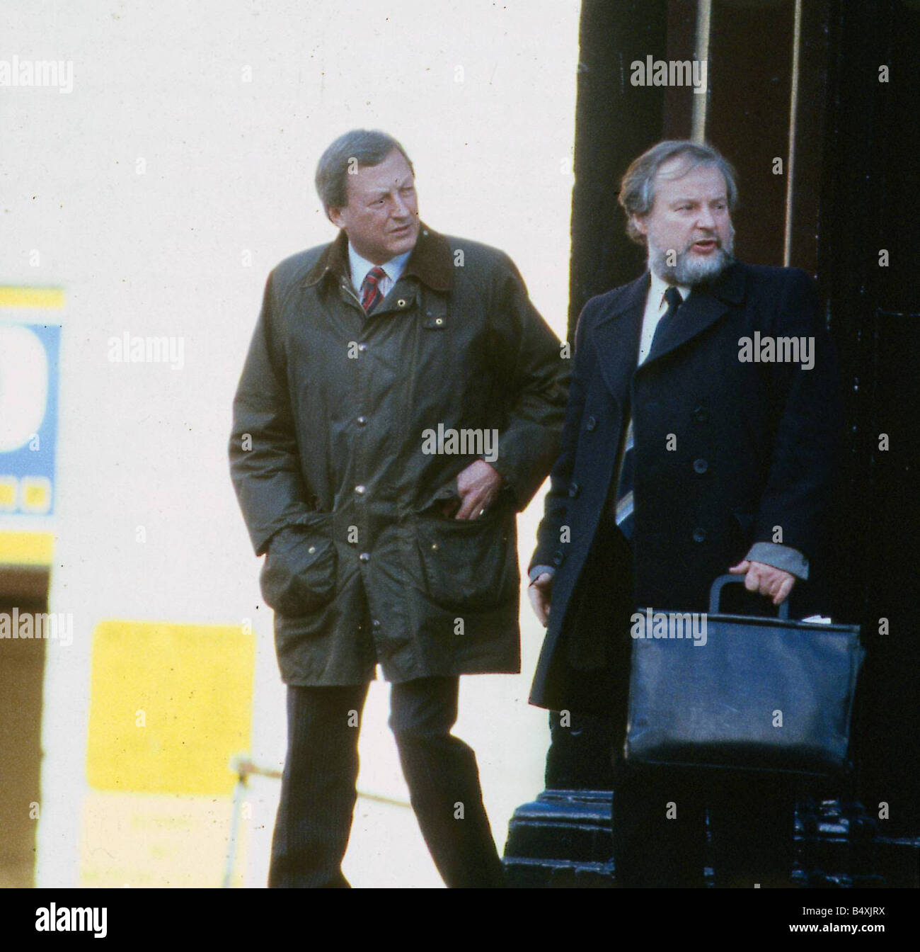 Dr Ian Glover February 1988 with Daily Record reporter Gordon Airs ...