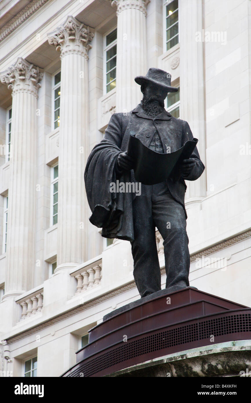 James Henry Greathead Statue Cornhill London Stock Photo - Alamy