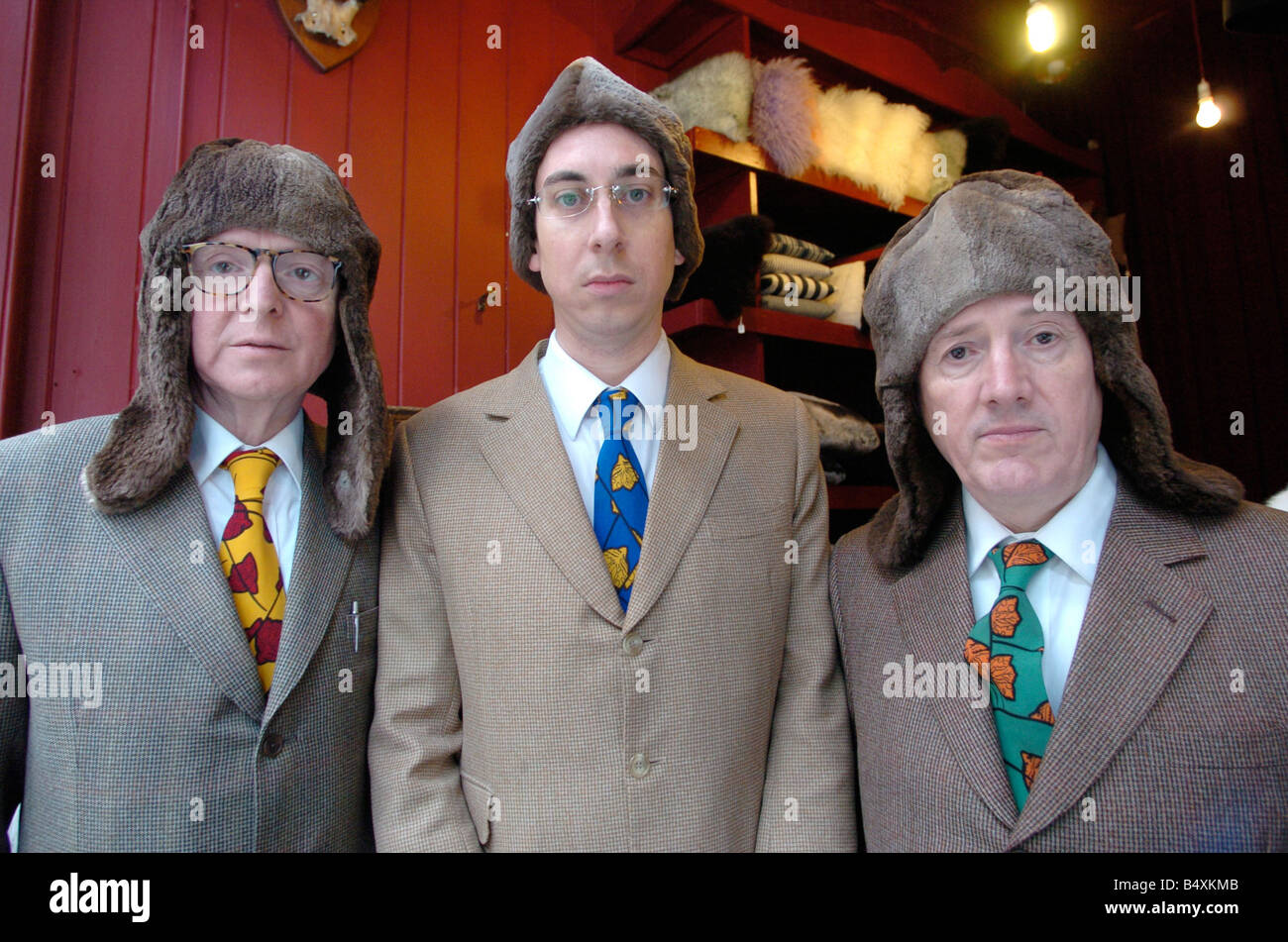 Gilbert & George meet Daily Mirror features writer Damien Fletcher. G ...