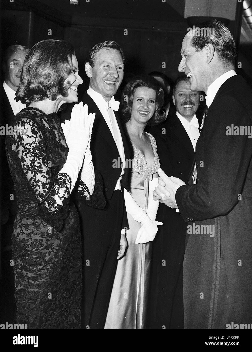 Duke of Edinburgh at the Royal film performance of Move over Darling in ...