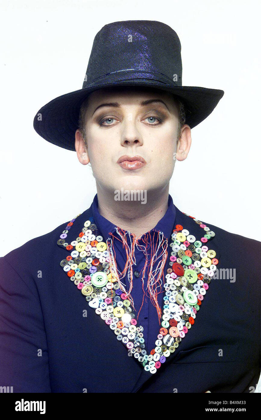Boy George Pop Singer Culture Club Pictured at LWT Studios Stock Photo ...