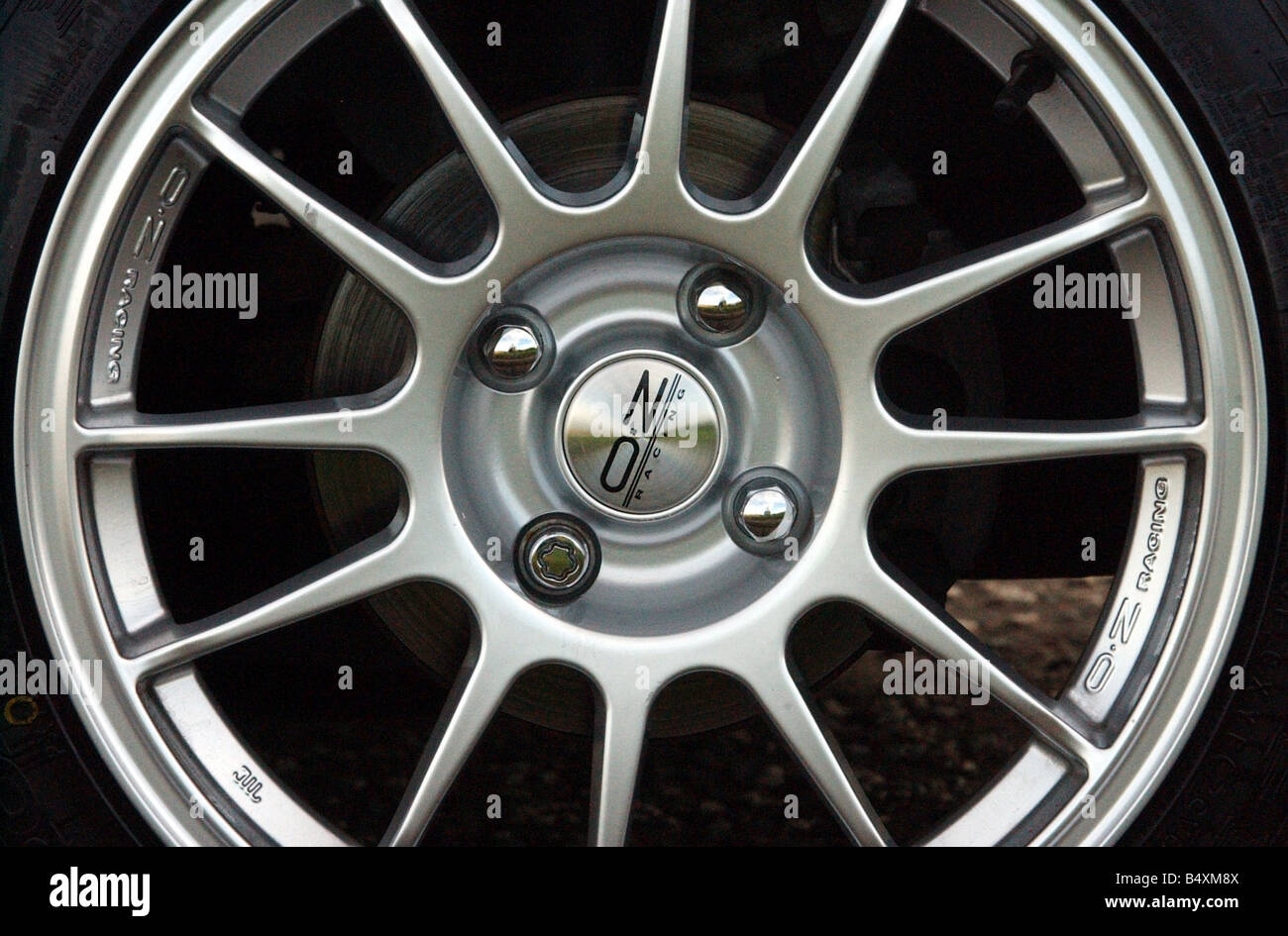 Customised Ford Fiesta photographed for Road Record Stock Photo - Alamy