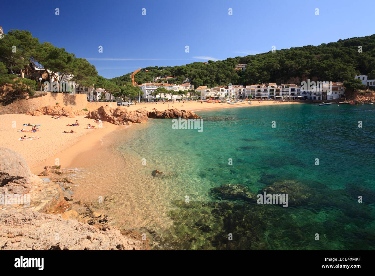 Tamariu Costa Brava Catalunya Cataluña Spain Stock Photo - Alamy