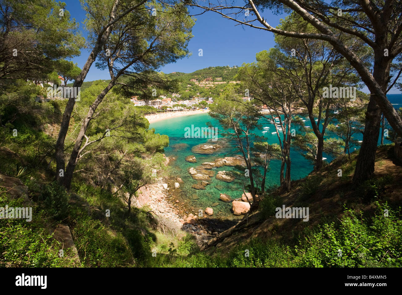 Llafranc Costa Brava Catalunya Cataluña Spain Stock Photo - Alamy