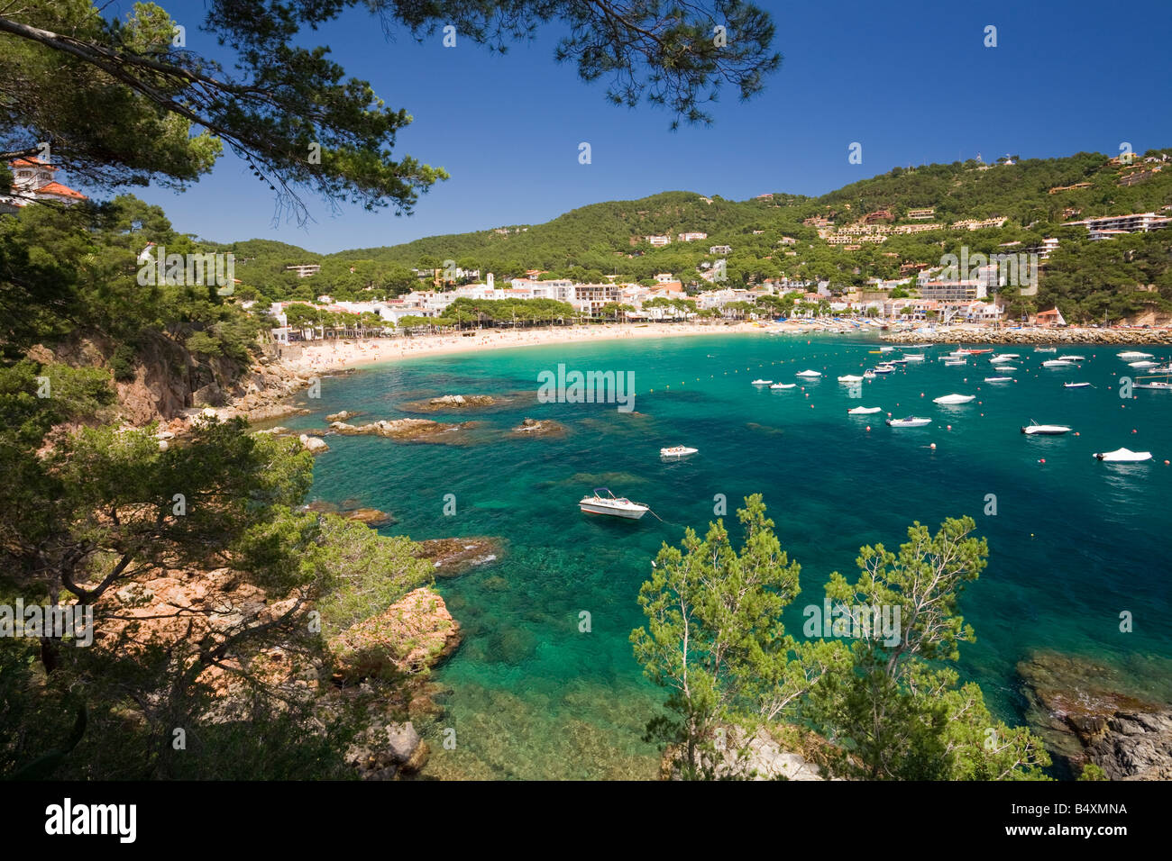 Llafranc Costa Brava Catalunya Cataluña Spain Stock Photo - Alamy