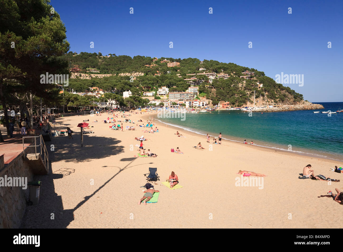 Llafranc Costa Brava Catalunya Cataluña Spain Stock Photo - Alamy