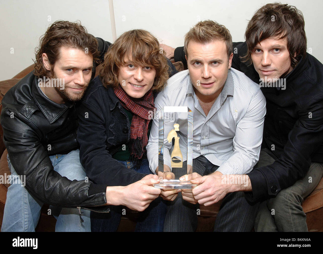Take That seen here with their Daily Mirror 3am Award before their ...