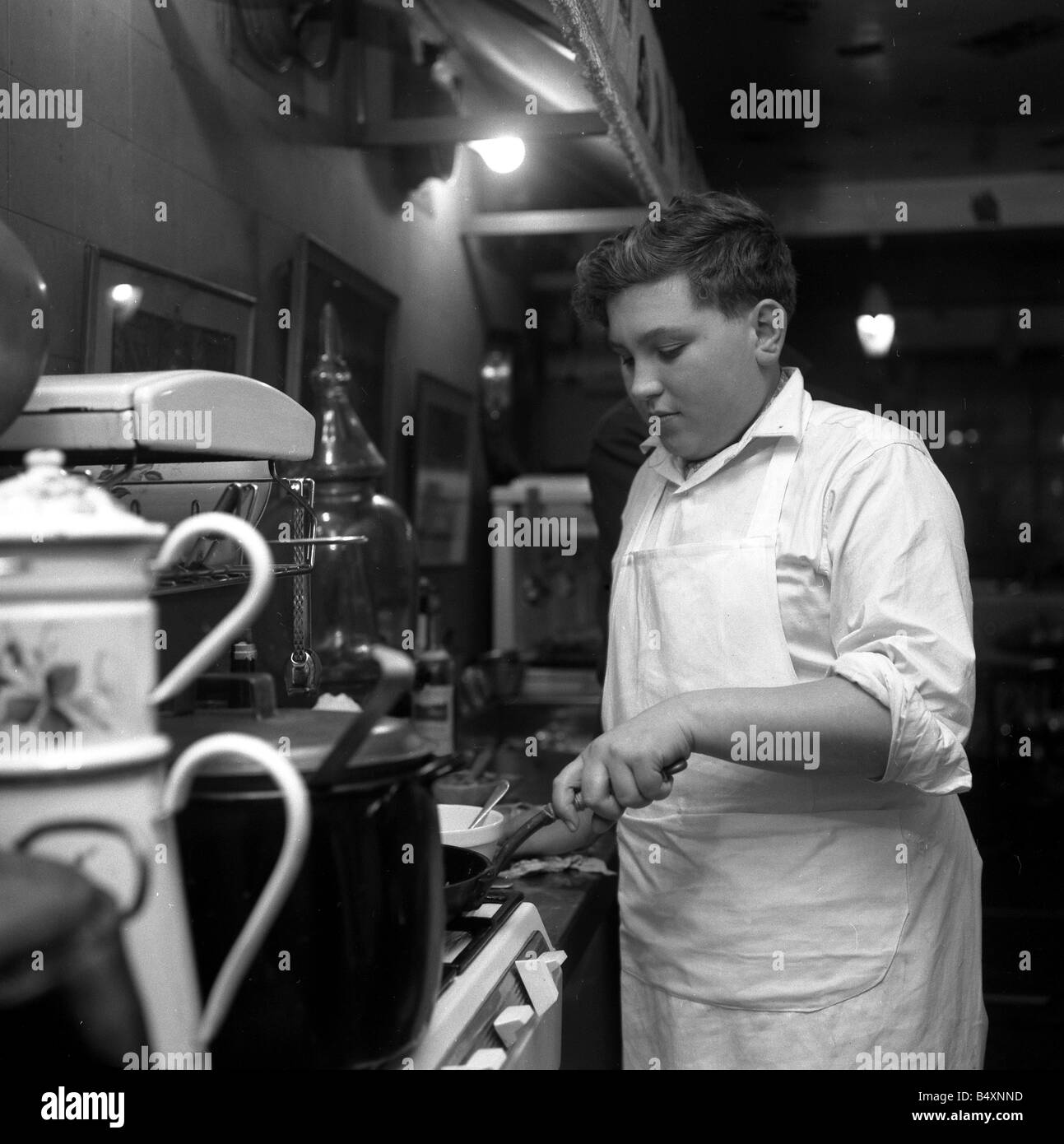 Chef cook training Black and White Stock Photos & Images - Alamy
