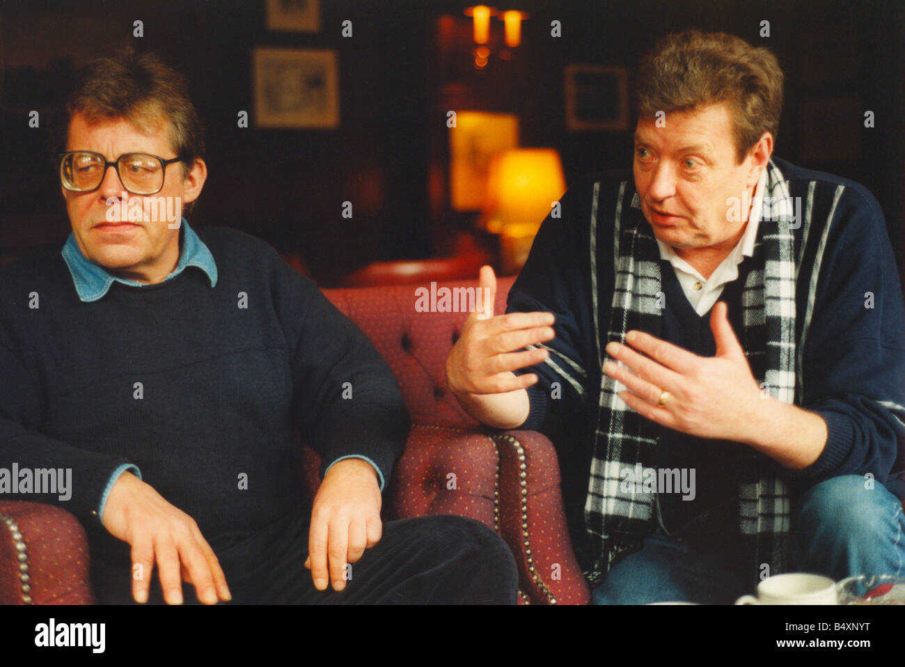 Former bassist of The Animals pop group Chas Chandler right pictured ...