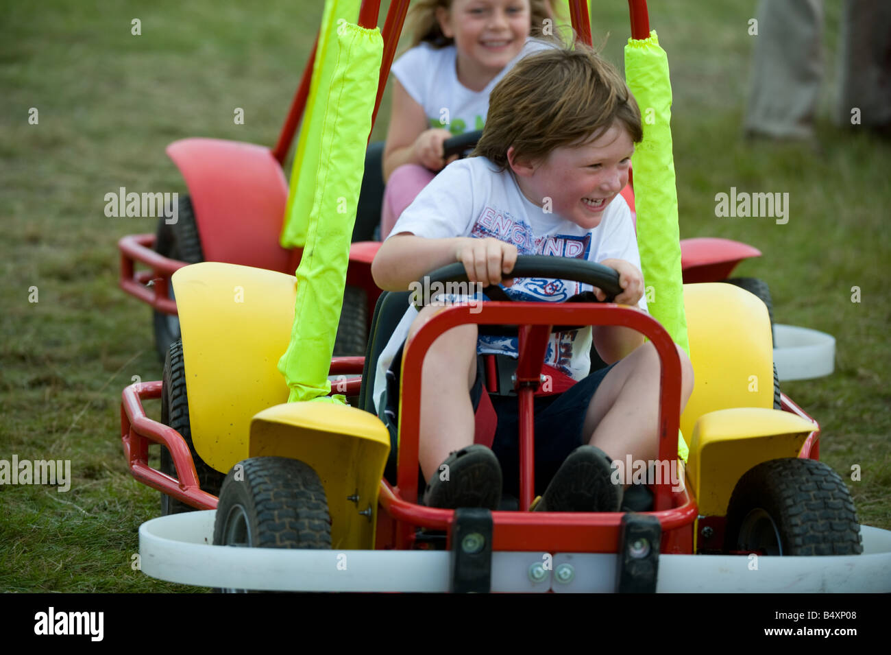 Boy riding playground Poplars Adventure Mega Maze Ferrensby ...