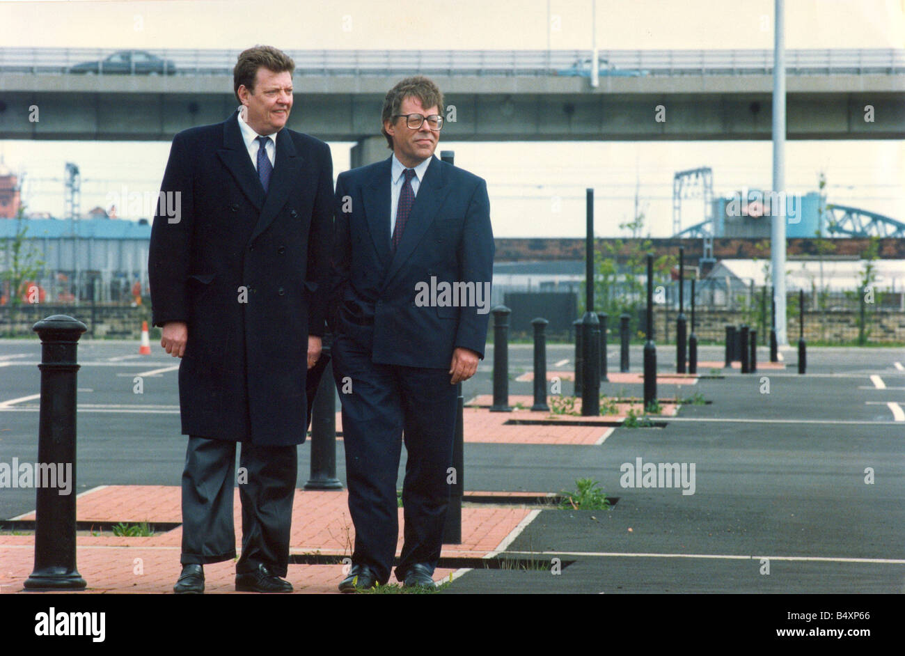 Former bassist of The Animals pop group Chas Chandler left pictured ...