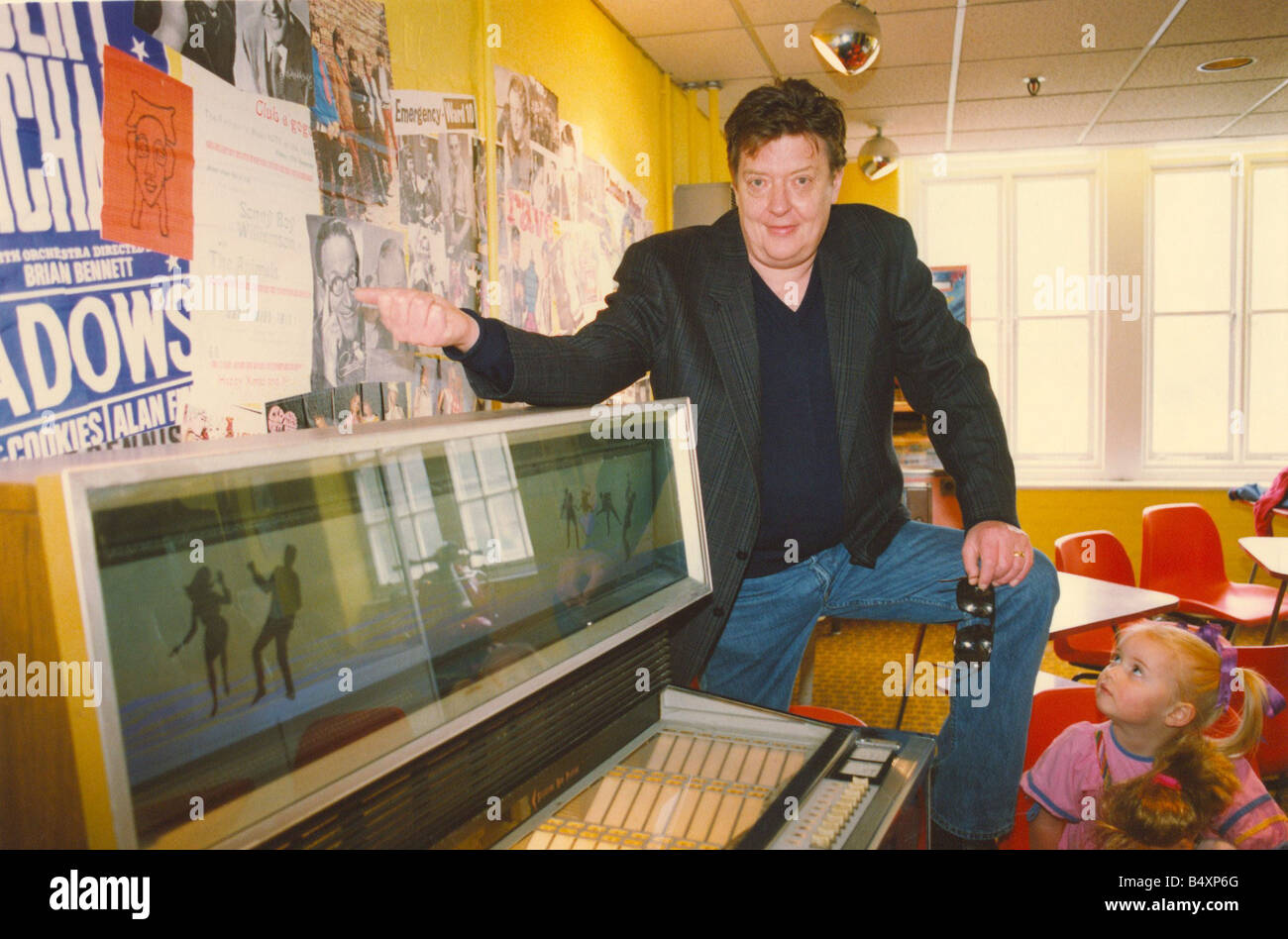 Former bassist of The Animals pop group Chas Chandler left pictured ...