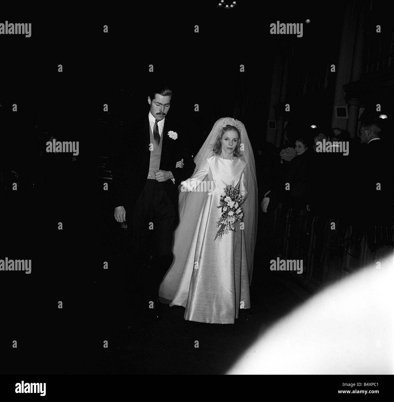 Lord Lucan marriage to Veronica Duncan November 1963 at Holy Trinity ...