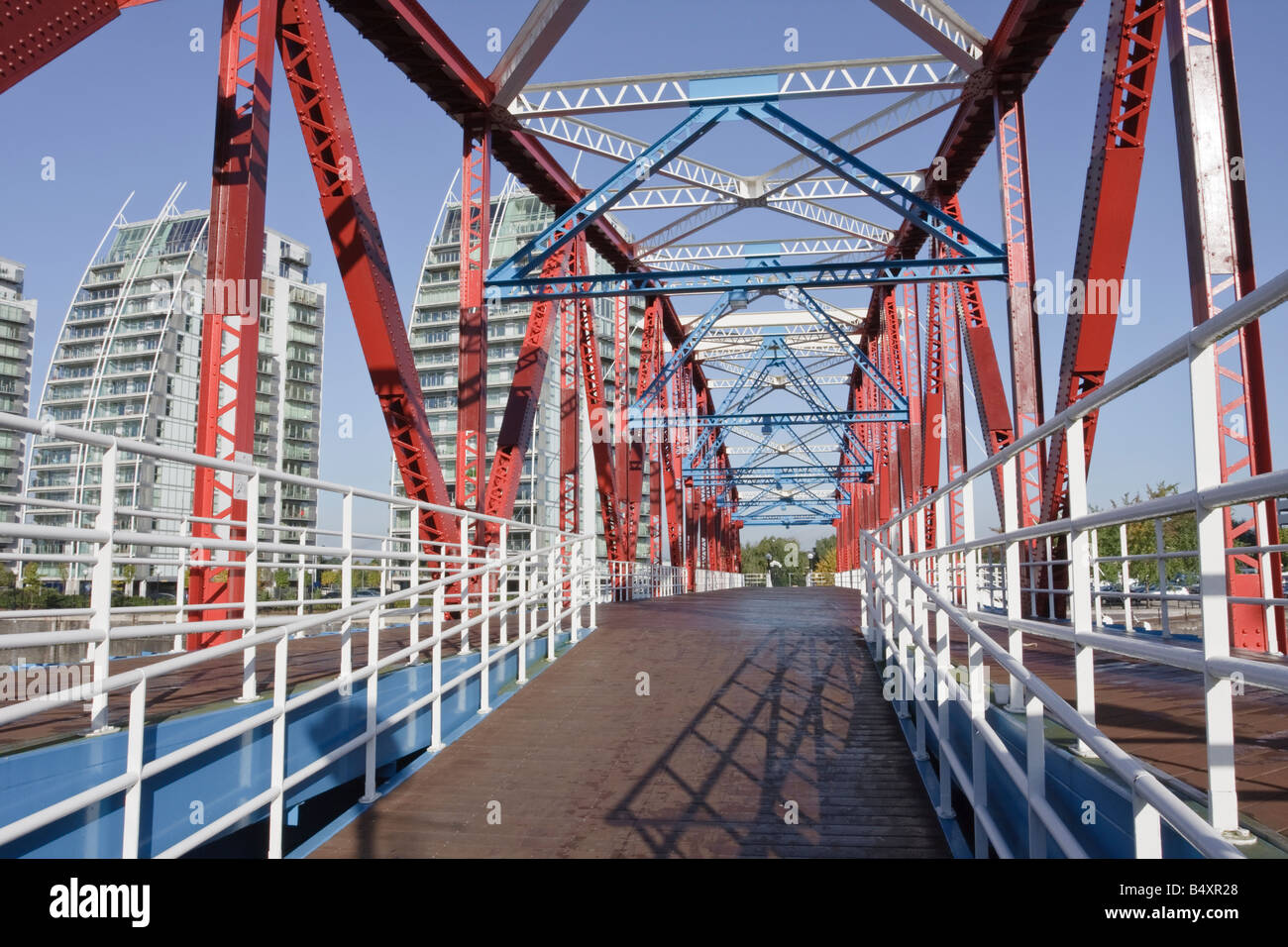 Approach Ramp onto the Detroit Bridge Salford Quays Originally a ...