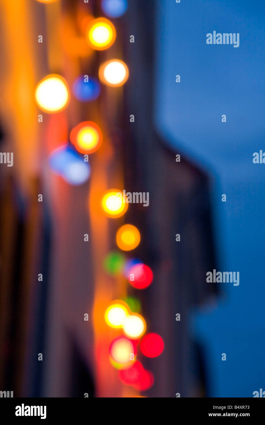 blurred coloured lights at night Stock Photo - Alamy