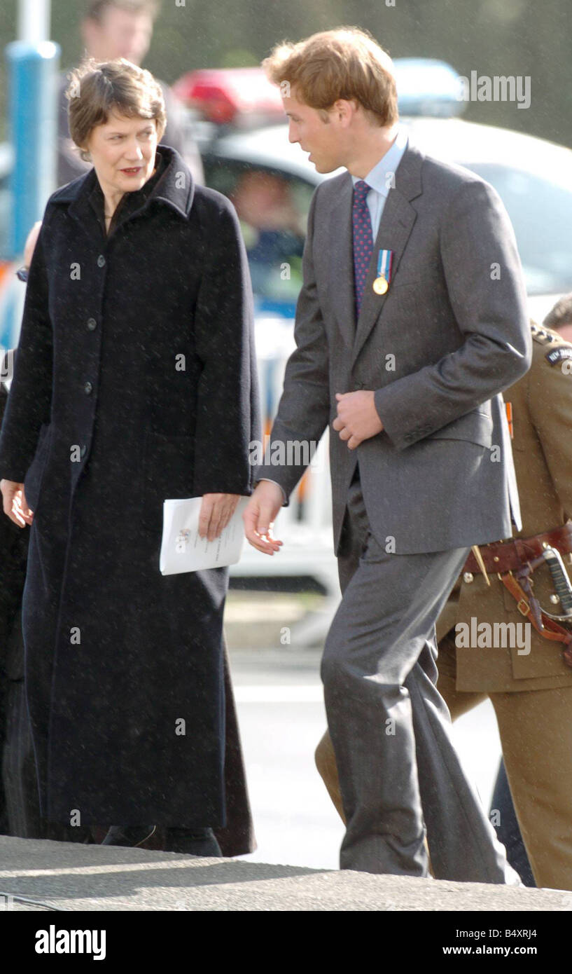 Prince William at the Auckland Cenotaph New Zealand July 2005 Stock ...