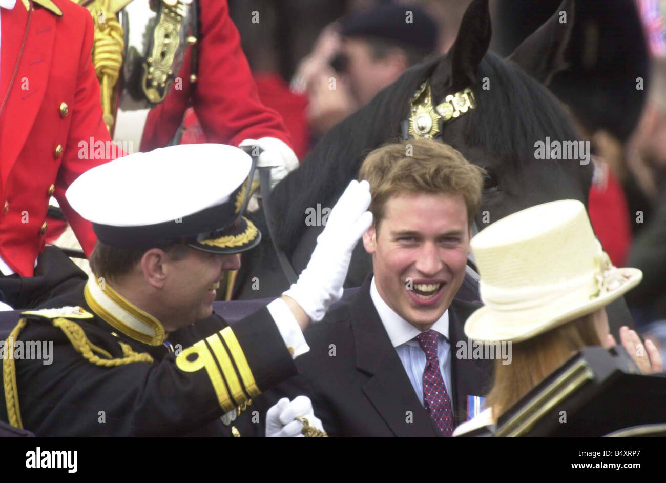 Queen Elizabeth Golden Jubilee June 2002 Prince William and Prince ...