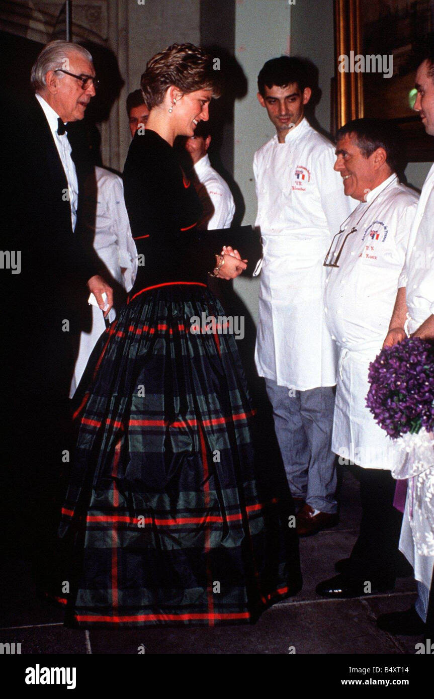 Princess Diana Princess of Wales dress Auction lot 33 Stock Photo - Alamy