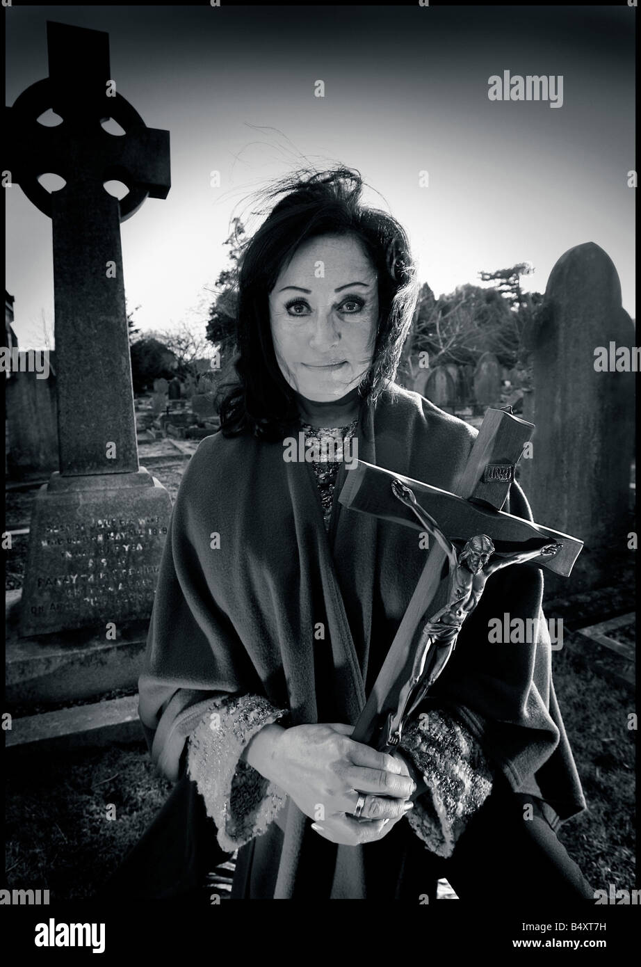 Psychic Cleric Tina Hamilton pictured near her home in Canterbury 11th ...
